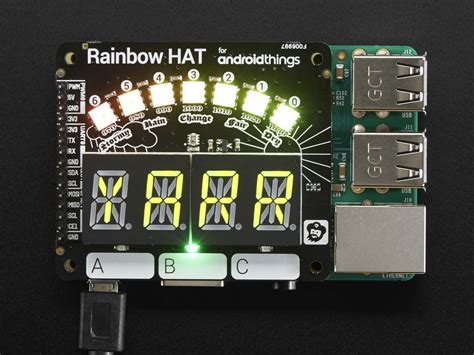 Pimoroni Rainbow Hat For Android Things™ And Raspberry Pi Id 3354