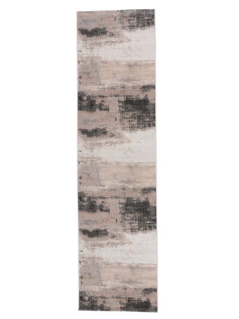 Rugvista Essential Arte Greige Dark Grey Runner 80 X 300 Cm Rug