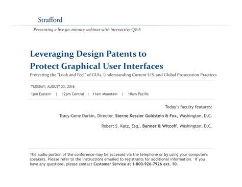Leveraging Design Patents To Protect Graphical User Interfaces