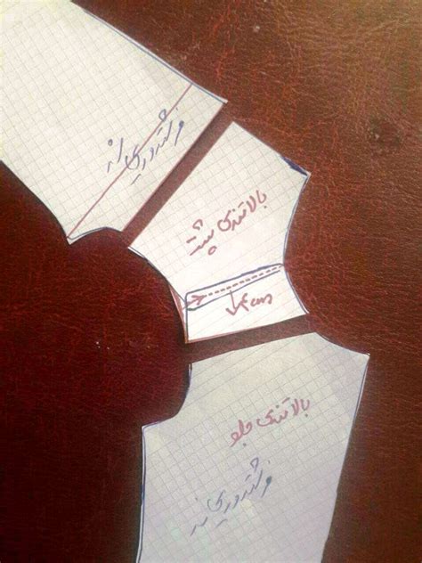 آموزش الگوی مانتو و شومیز پشتک دار الگو