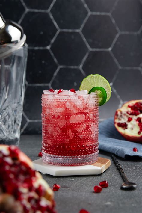 Spicy Pomegranate Margarita Jennifer Meyering