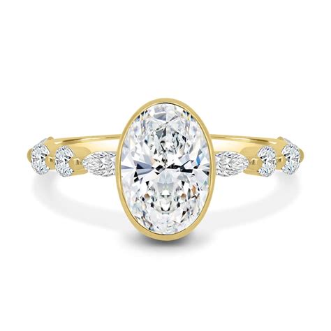 350 Carat Elongated Oval Cut Lab Grown Diamond Moissanite Engagement