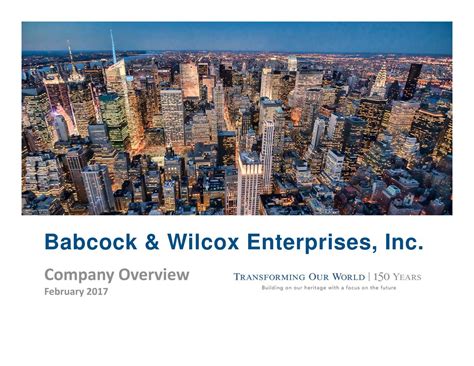 Babcock And Wilcox Enterprises Inc 2016 Q4 Results Earnings Call