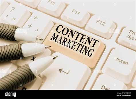 Handwriting Text Content Marketing Concept Meaning Involves Creation