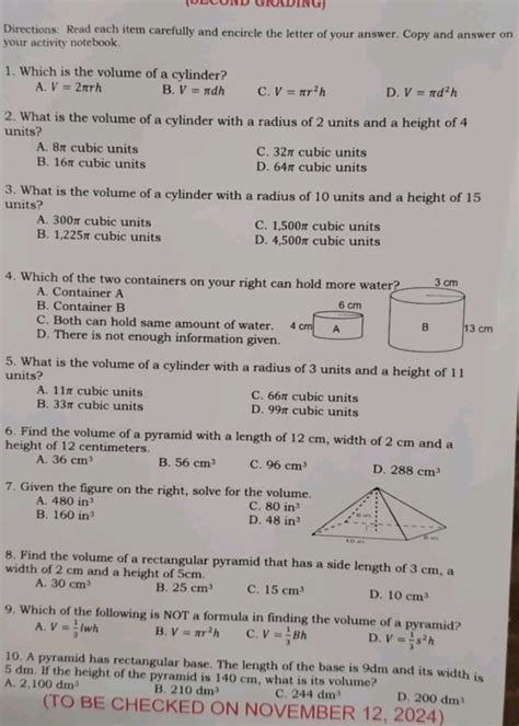 Directions Read Each Item Carefully And Studyx