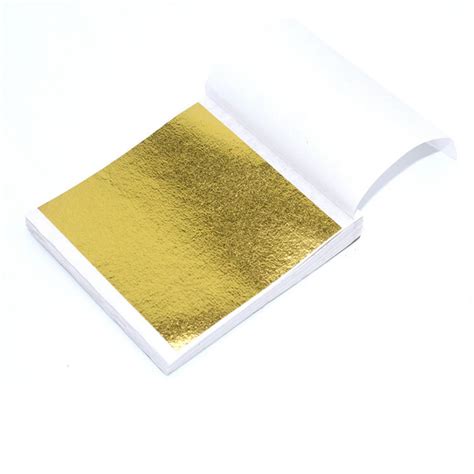 Gold Foil Paper Sheets 100 X Goldsilver Leaf Sheets Foil Gilding Art
