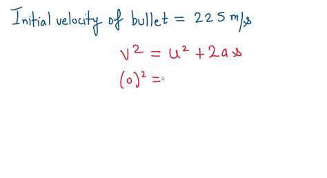 a bullet is fired vertically upward from a gun with an initial velocity