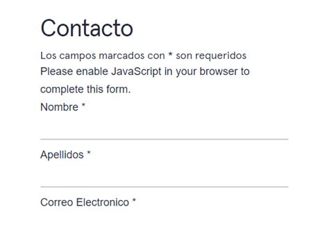 Wordpress Wpforms Please Enable Javascript In Your Browser To Complete This Form Stack