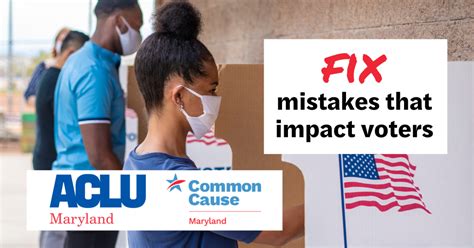 Aclu Of Maryland And Common Cause Maryland Send Letter To State Board