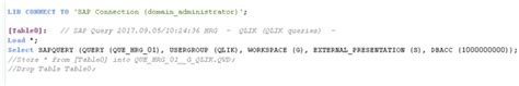 Sap Connector In Qlik Sense Using Standard Mode