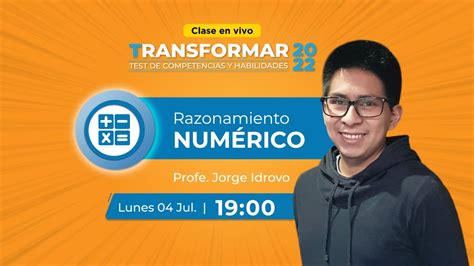 Resolviendo Simulador Transformar 2022 Razonamiento Numérico YouTube