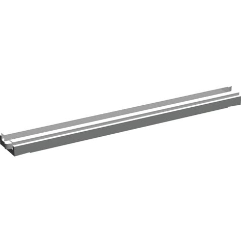 Lego Light Gray Straight Track 12v With Conducting Rail Without Cable