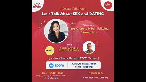 Webinar Let S Talk About Sex And Dating With Kak Inez Kristanti Youtube