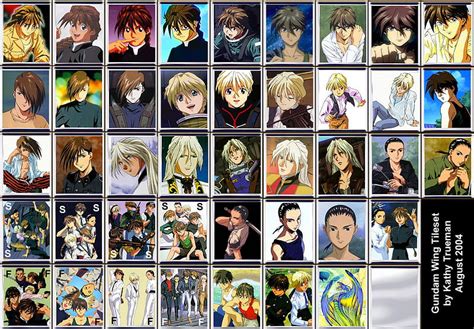 Mobile Suit Gundam Wing Characters