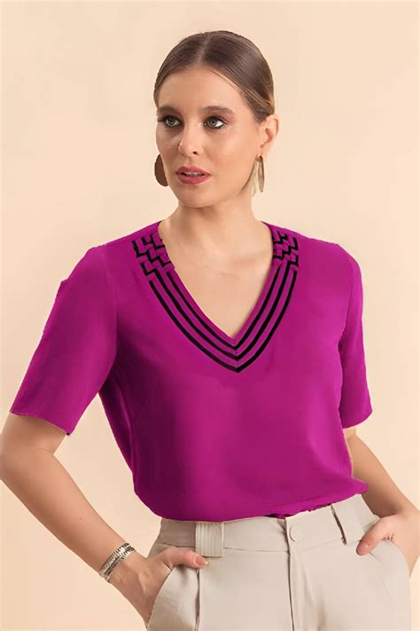 Blusa Feminina Manga Curta