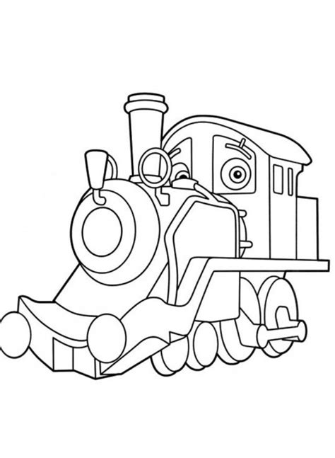 Action Chugger Chuggington Coloring Pages Clip Art Library