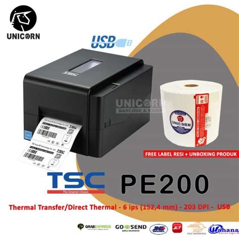 Promo Printer Barcode Label Tsc Pe200 Pe 200 Pe 200 Diskon 23 Di
