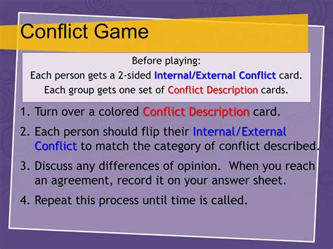 Conflict Power Point Pptx