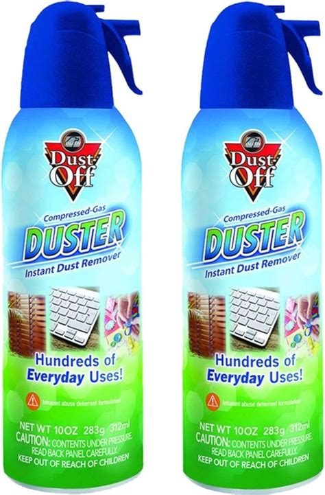 Dust Offr Compressed Gas Duster 2 Pk 850 Inch X 500