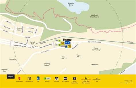 Hume Mrt Station Locality Map Feb 2025 Land Transport Guru