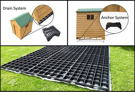 Premium Probase 14ft X 8ft Garden Shed Base Kit 45 Probase Grids To