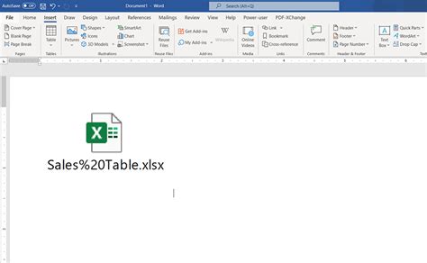How To Embed Automatically Link Excel Files In Word Envato Tuts