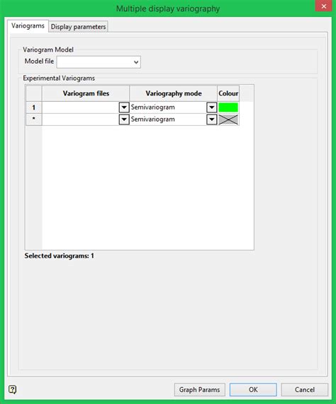 Vulcan Block Variography Directional Variography Directional