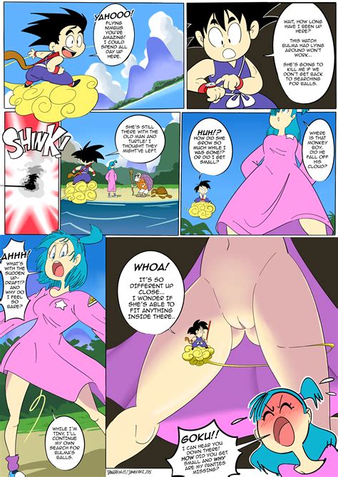 Rule Boy Bulma Bulma Briefs Comic Dragon Ball Female Giantess Larger Female Micro No