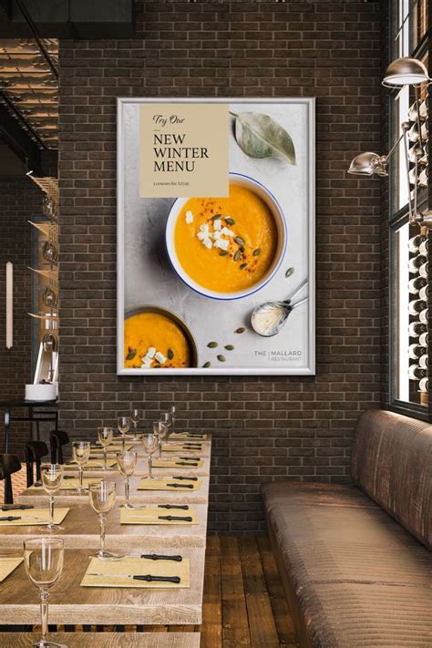 A0 Click Frame For Wall Mounted Menu Poster In A Restaurant Cheap