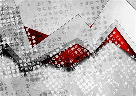 Grunge Abstract Tech Backgroud With 3d Geometric Shapes 27196198 Vector