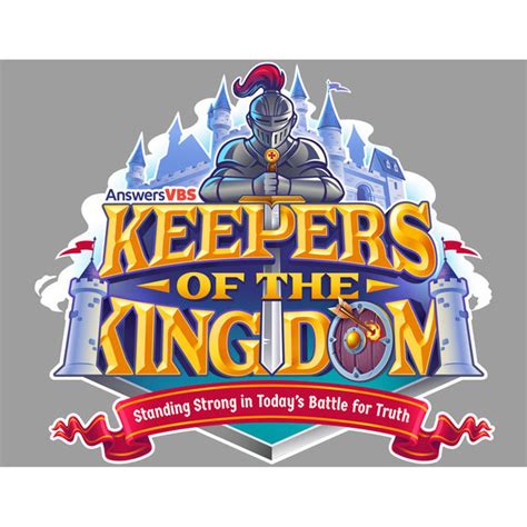 Logo Sticker Sheet Pack Of 10 Keepers Of The Kingdom Vbs 2023