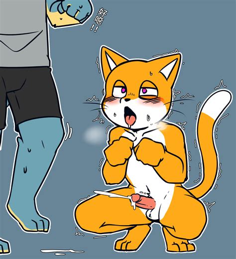 Rule 34 Breath Canid Canine Canis Domestic Cat Ejaculation Felid