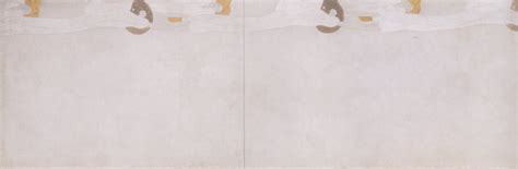 Beethoven Frieze Left Side Wall Detail By Gustav Klimt