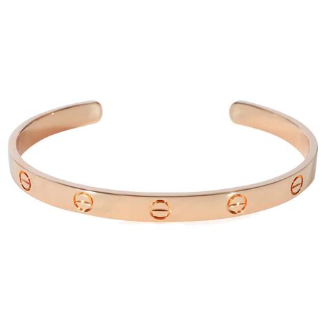 Cartier Love Bracelet Rose Gold At 1stdibs Cartier Love Braclet