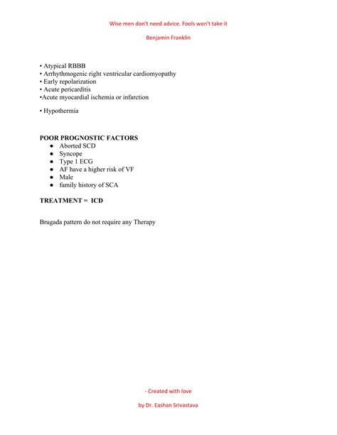 Brugada Syndrome Pdf