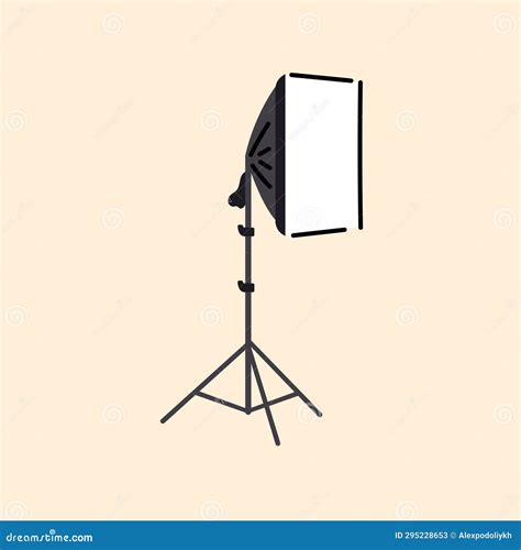 Softbox Color Icon Professional Equipment Stock Vector Illustration