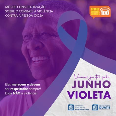 JUNHO VIOLETA MÊS DE CONSCIENTIZAÇÃO SOBRE O COMBATE À VIOLÊNCIA