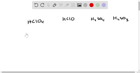 Solvedclassify Each Of The Following As A Strong Acid Or A Weak Acid