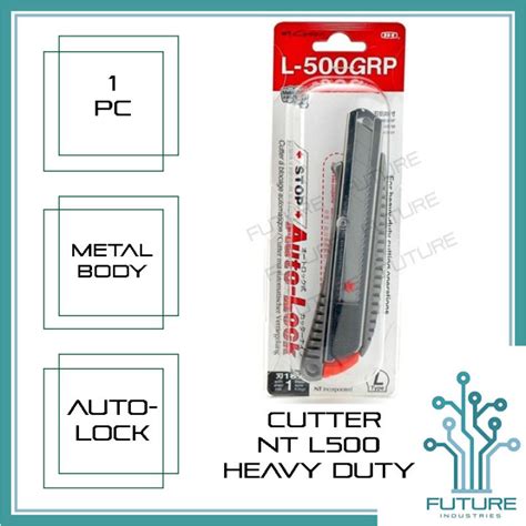 Cutter Blade NT Cutter L500GRP Heavy Duty L500 Cutter Office Paper