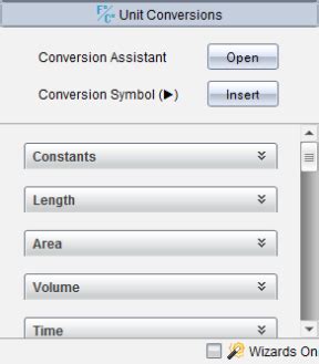 CAS Working With Measurement Units