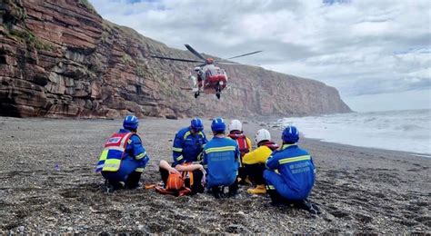 Walker Airlifted To Hospital After Fall On West Cumbrian Beach