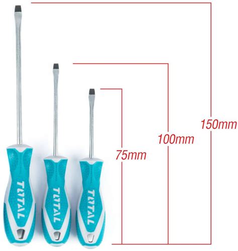 طقم مفكات توتال، 6 قطع، Tht250606 الغزاوي
