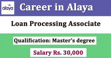 Loan Processing Associate Job In Nepal Customfield Companyname