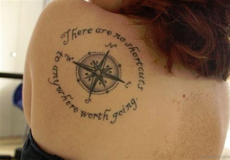 46 Fancy Compass Tattoos For Back Tattoo Designs