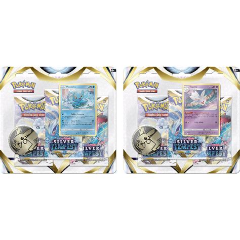 Pokemon Tcg Silver Tempest 3pk Blister Inked Gaming