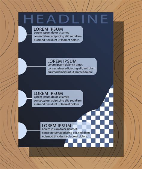 브로셔 전단지 디자인 레이아웃 템플릿 크기 A4 벡터 Eps Ai Uidownload