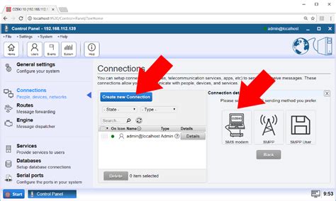 Connect SMS Modem To Ozeki