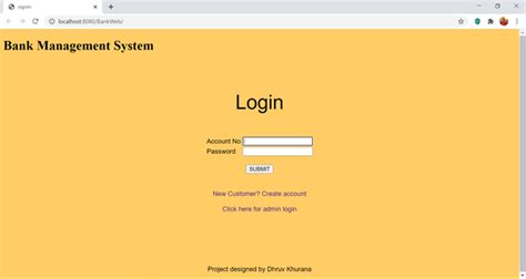 Github Dkg156bank Management System Using Jsp And Servlets Bank Management System Made Using