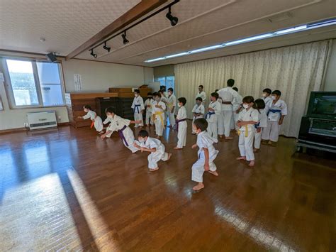 常盤教室の稽古様子です 北見市網走市の空手教室空手道 北心会