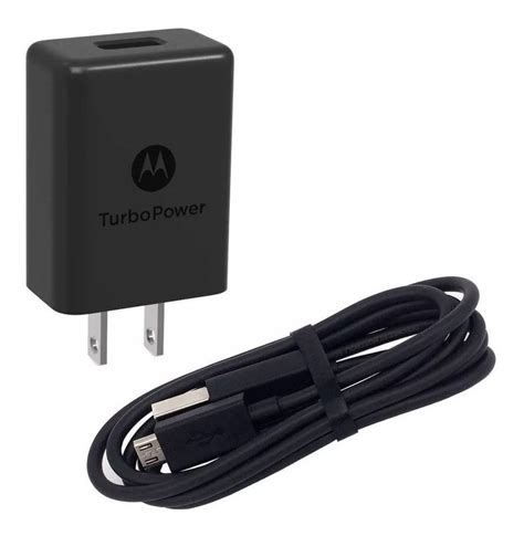 Cargador Turbo Power Motorola Original Moto E4 E5 G4 G5 Plus Mercado